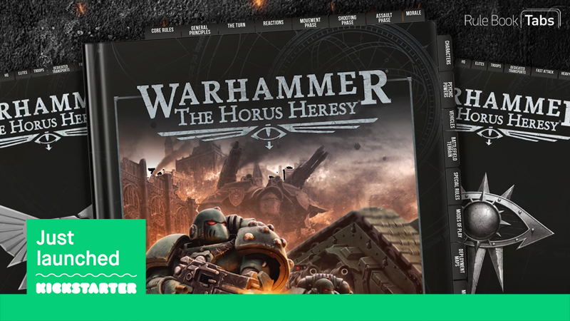 Rule Book Tabs - High Quality Tabs for Easy Game Reference